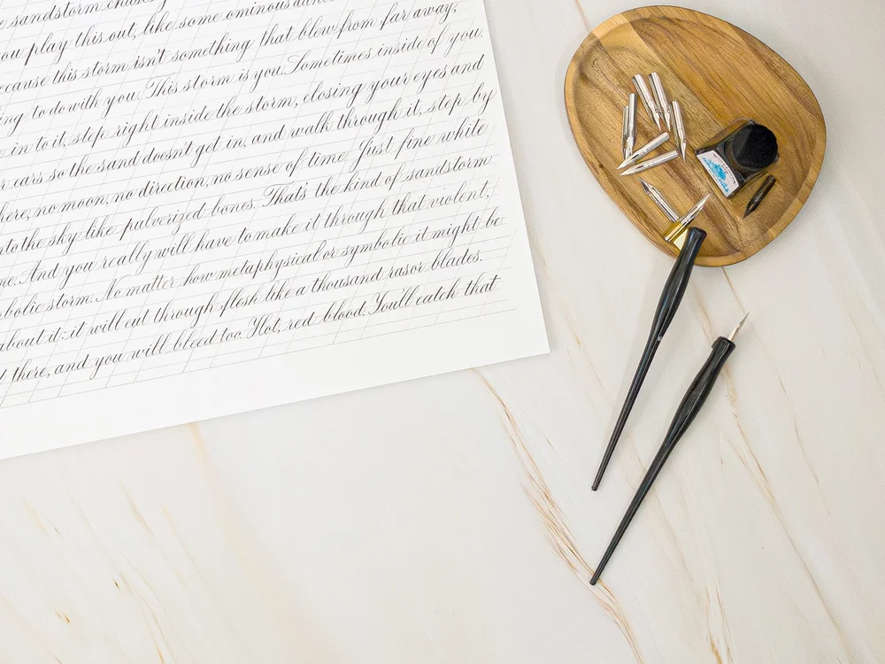 Tools you need for pointed pen calligraphy — Ellie Shopova - Smith ...