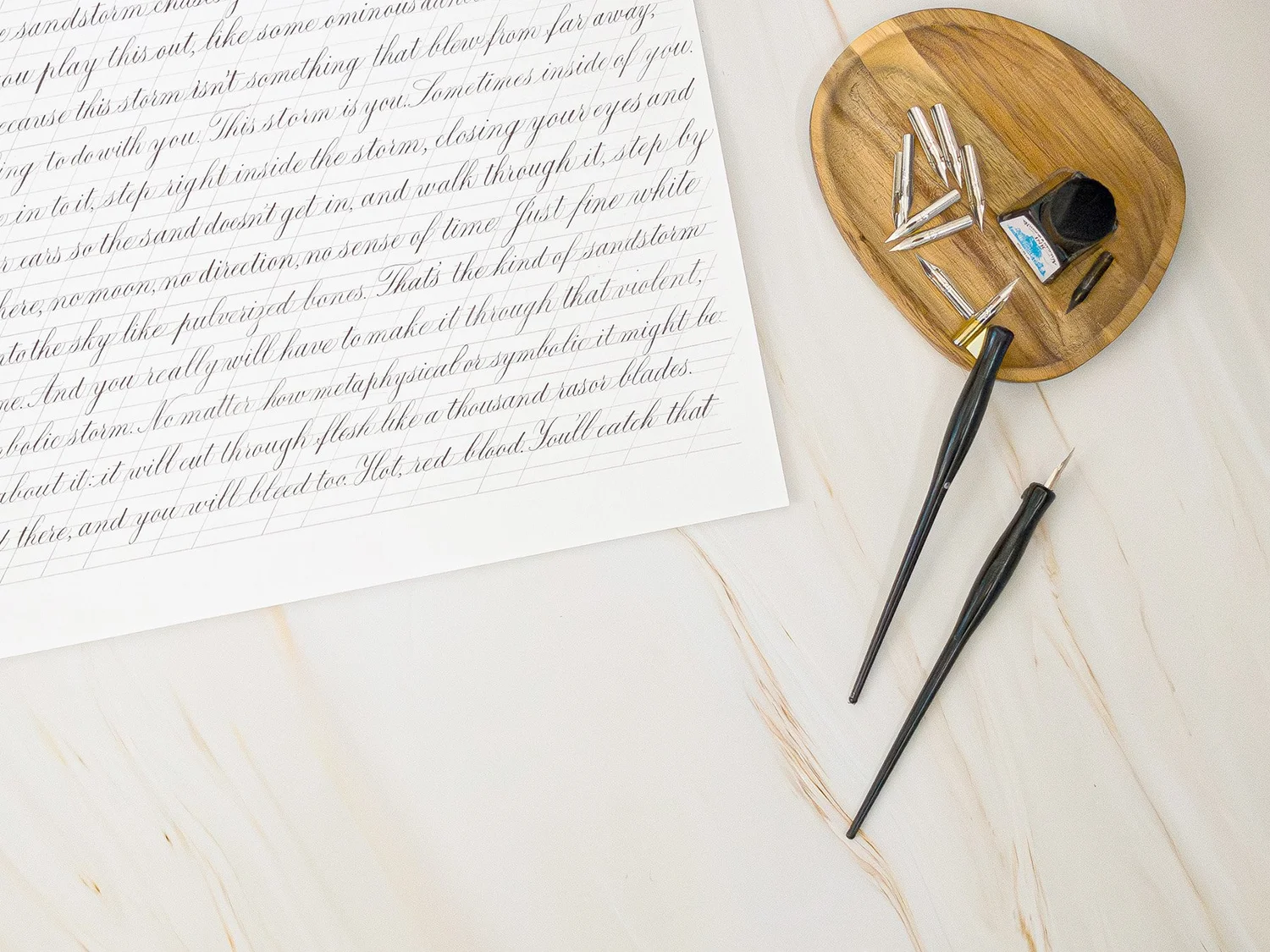 Tools you need for pointed pen calligraphy — Ellie Shopova - Smith ...