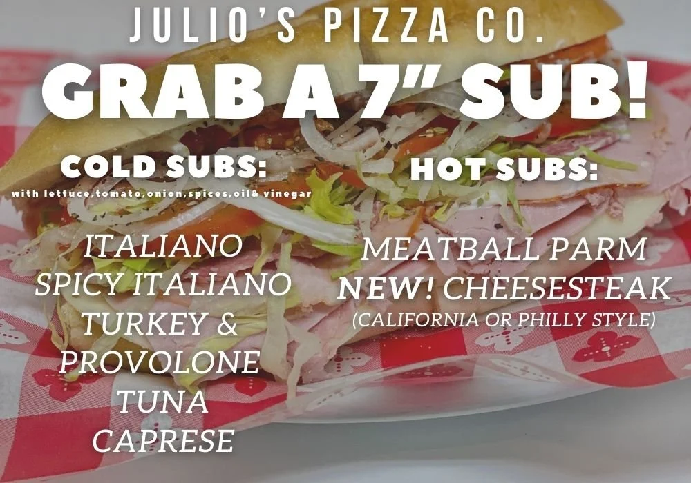 Menu — Julio's Pizza Co.