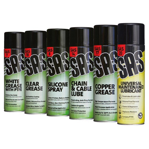 SAS Universal Maintenance Lubricant Spray 360° Valve - 500ml — Mo-kit ...