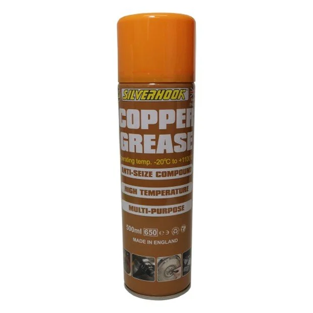 SILVERHOOK Copper Spray Grease - 500ml — Mo-kit | Workshop Consumables
