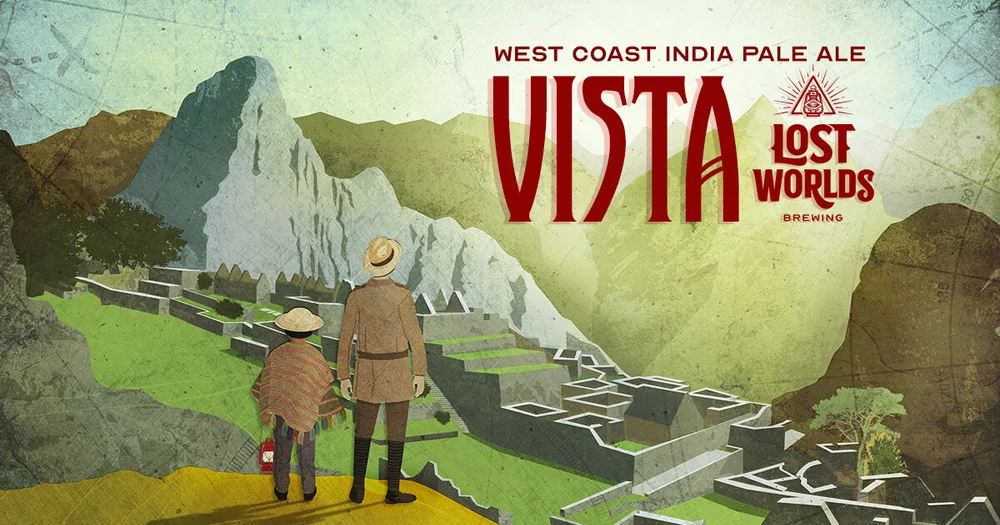 Lost Worlds' First Beer Release: Vista West Coast India Pale Ale — Lost ...