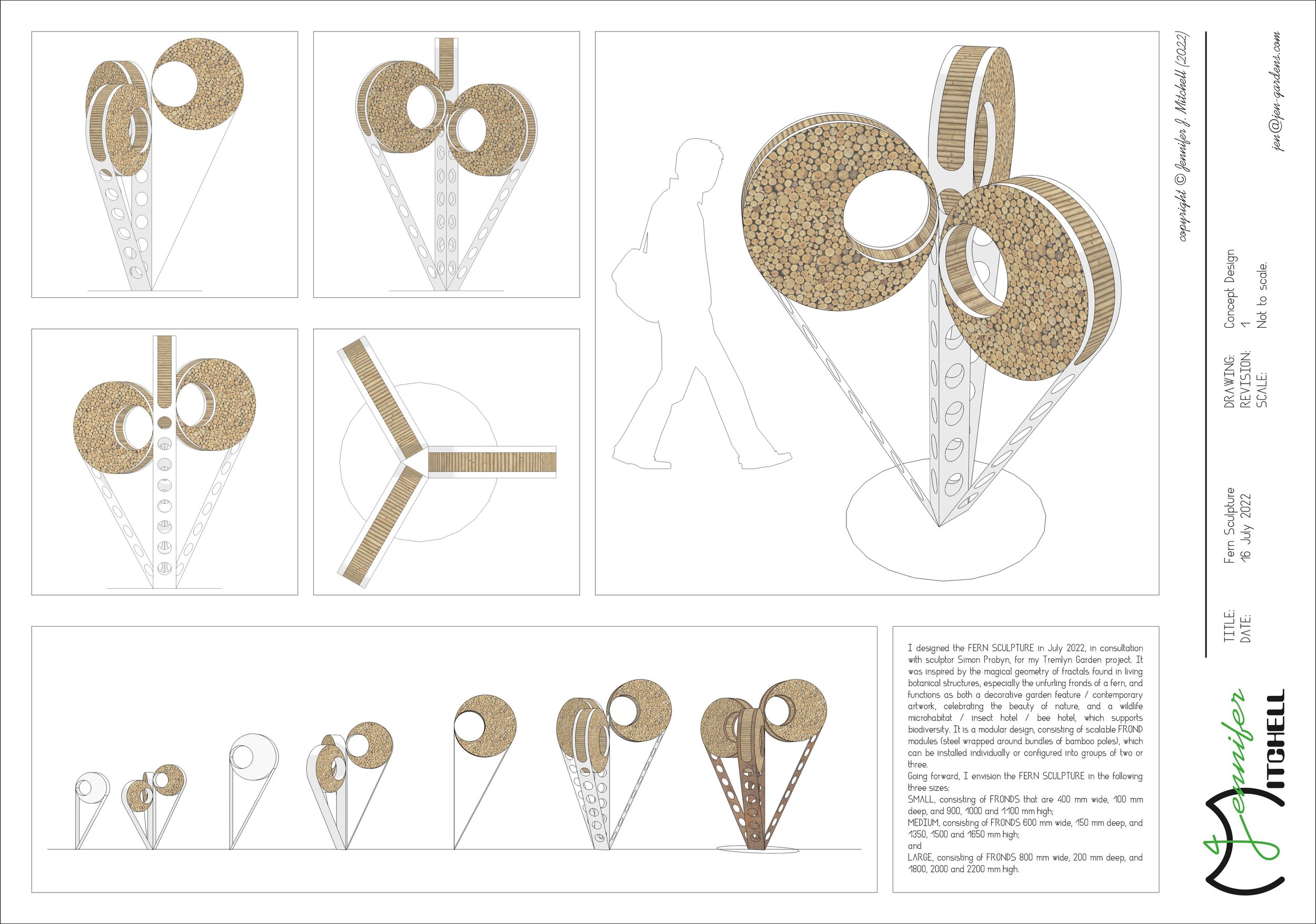The Fern Sculpture — Jennifer Mitchell Garden Design