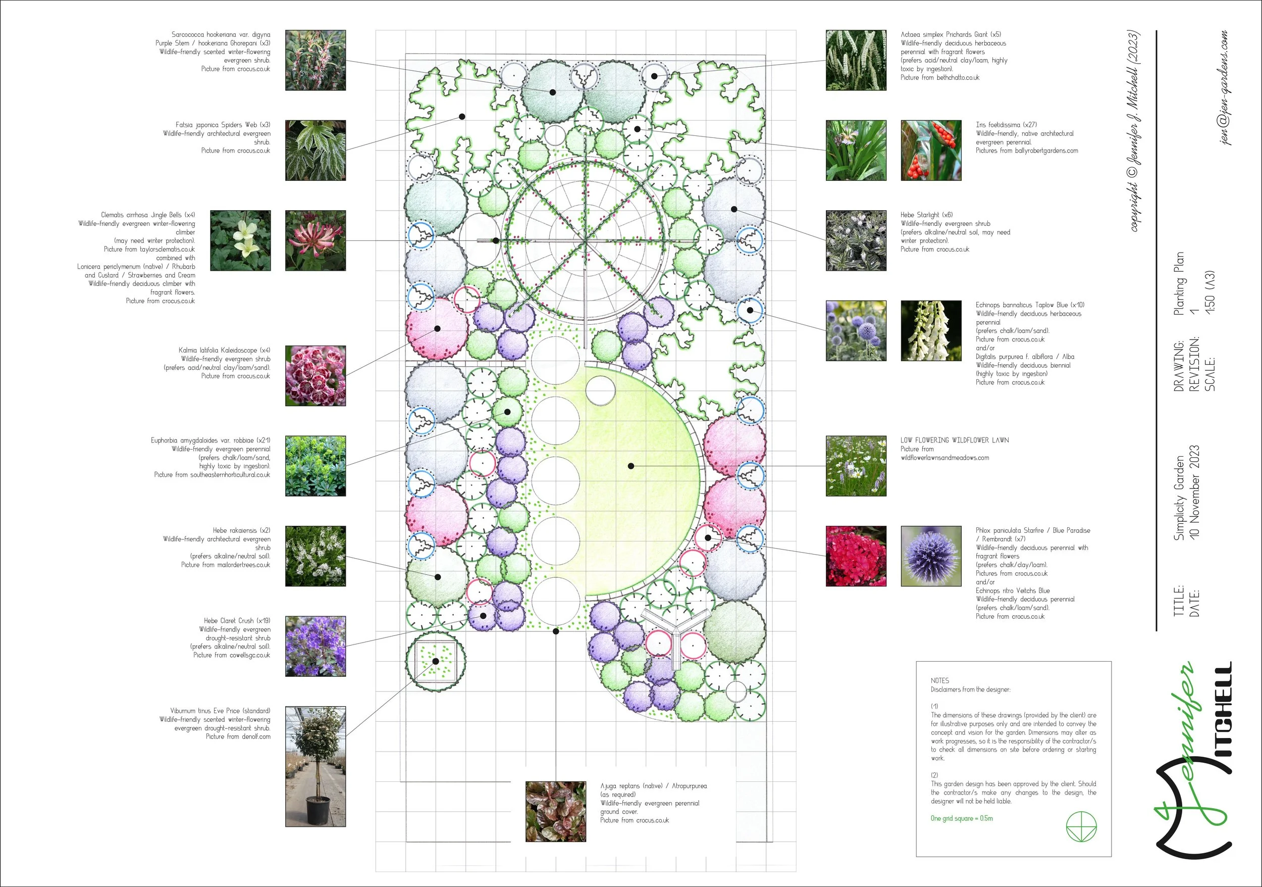 e-Design — Jennifer Mitchell Garden Design