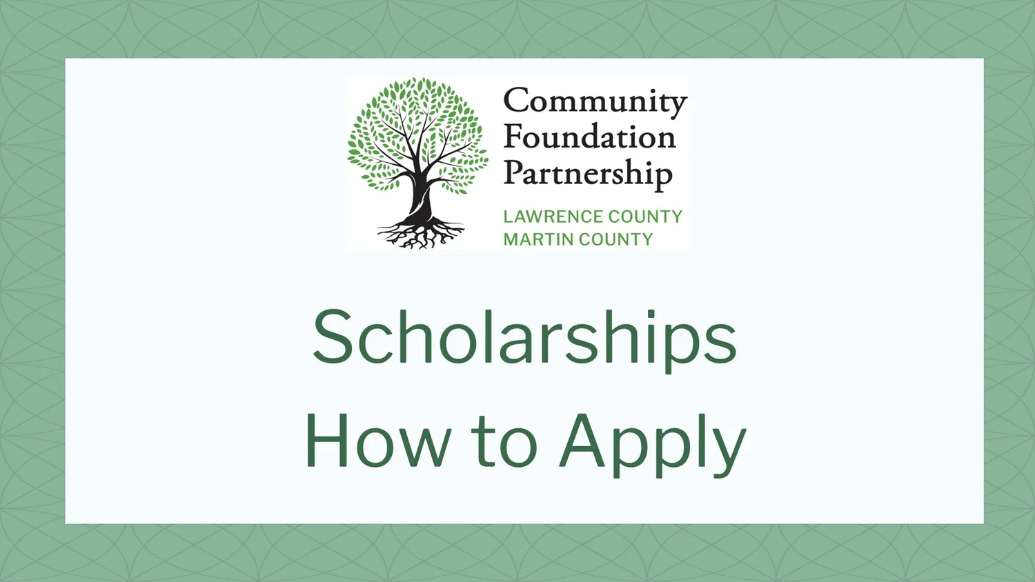 Scholarships -Martin County — Community Foundation Partnership
