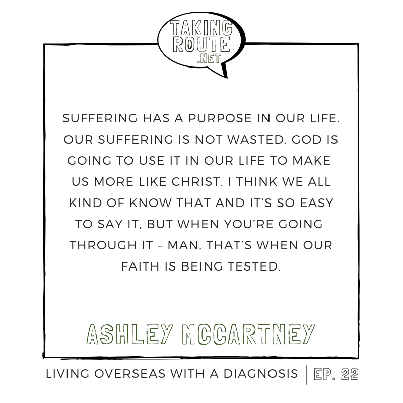 Episode 22: Living Abroad with a Diagnosis with Ashley McCartney