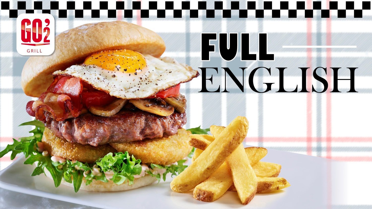 Frokost, lunsj eller middag; prøv en Full English — Go2 Grill