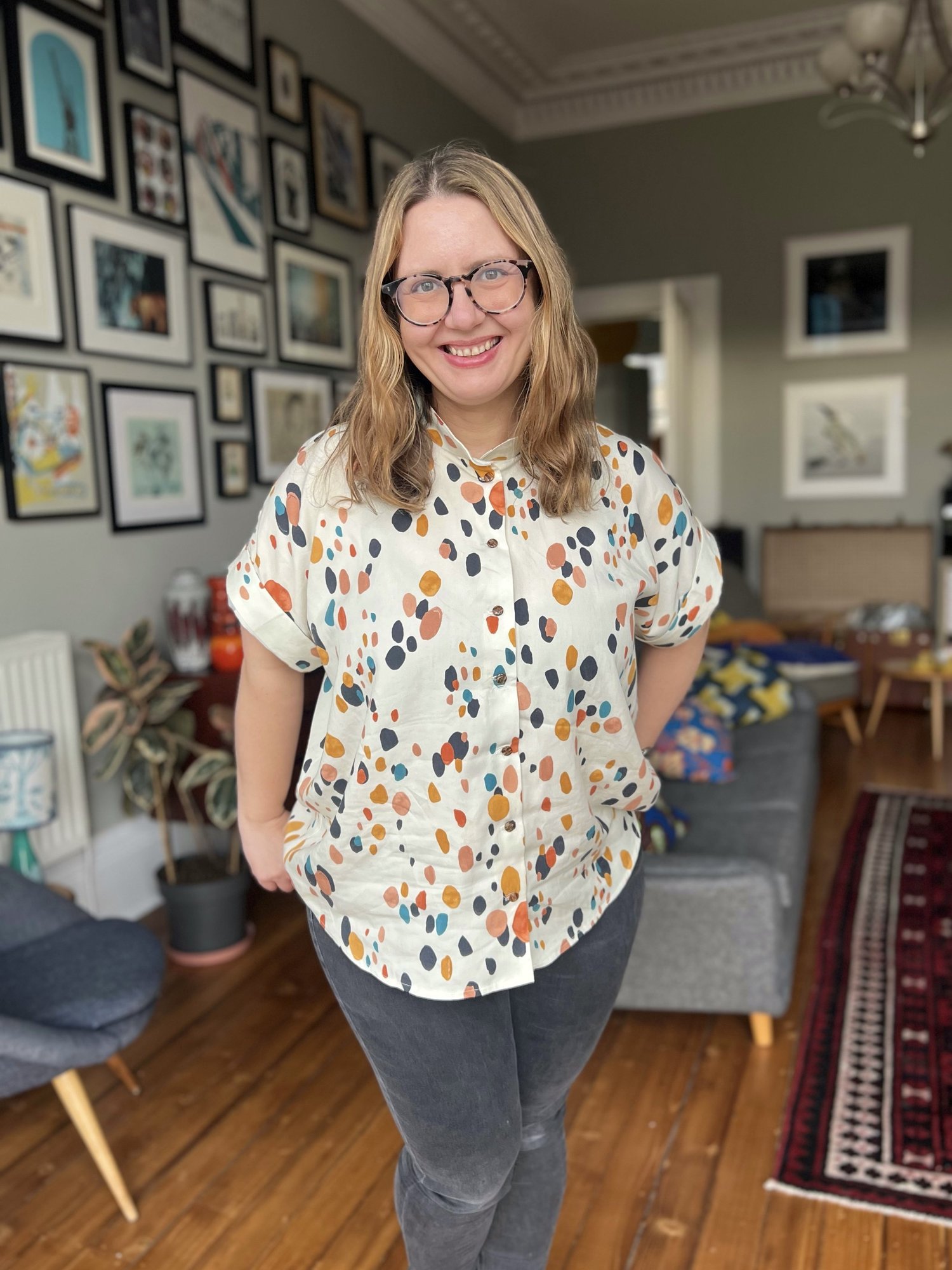 The Assembly Line Cap Sleeve shirt — apple franca