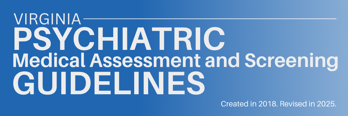 Psych Guidelines — VACEP | Virginia College of Emergency Physicians