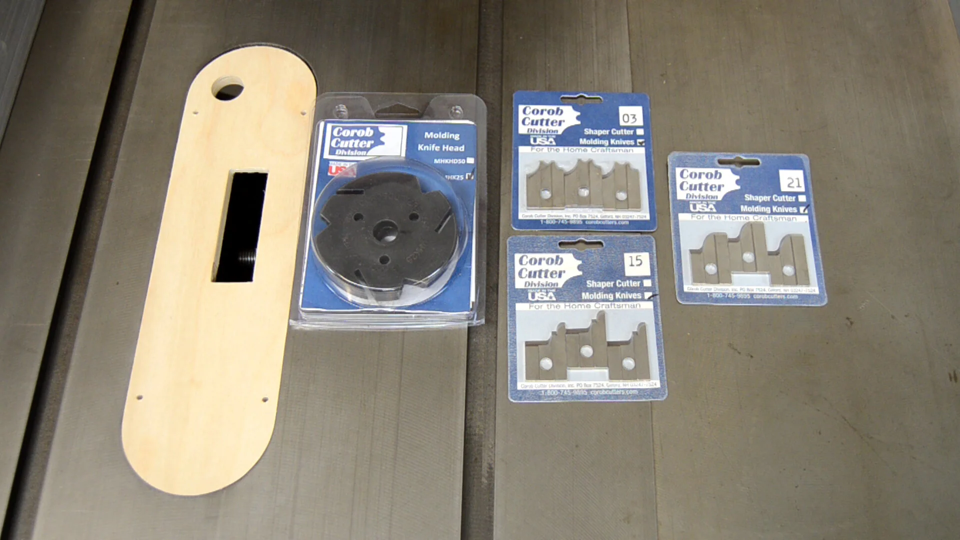 Craftsman Molding Cutters