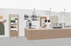 Chic Wet Coffee Café Interior Design Oakville — Sansa Interiors
