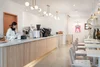 Chic Wet Coffee Café Interior Design Oakville — Sansa Interiors