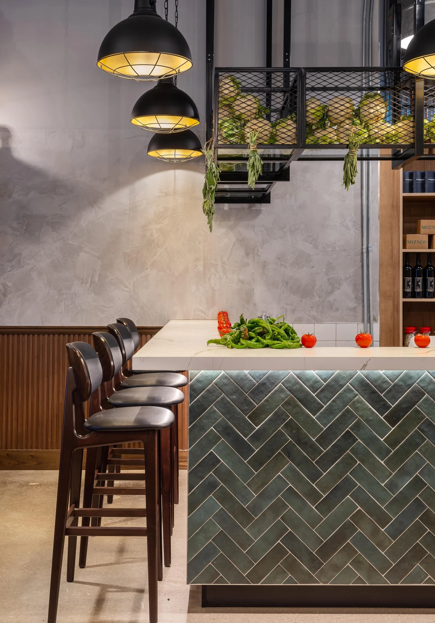 Miznon Toronto: Modern-Industrial Interior Design — Sansa Interiors