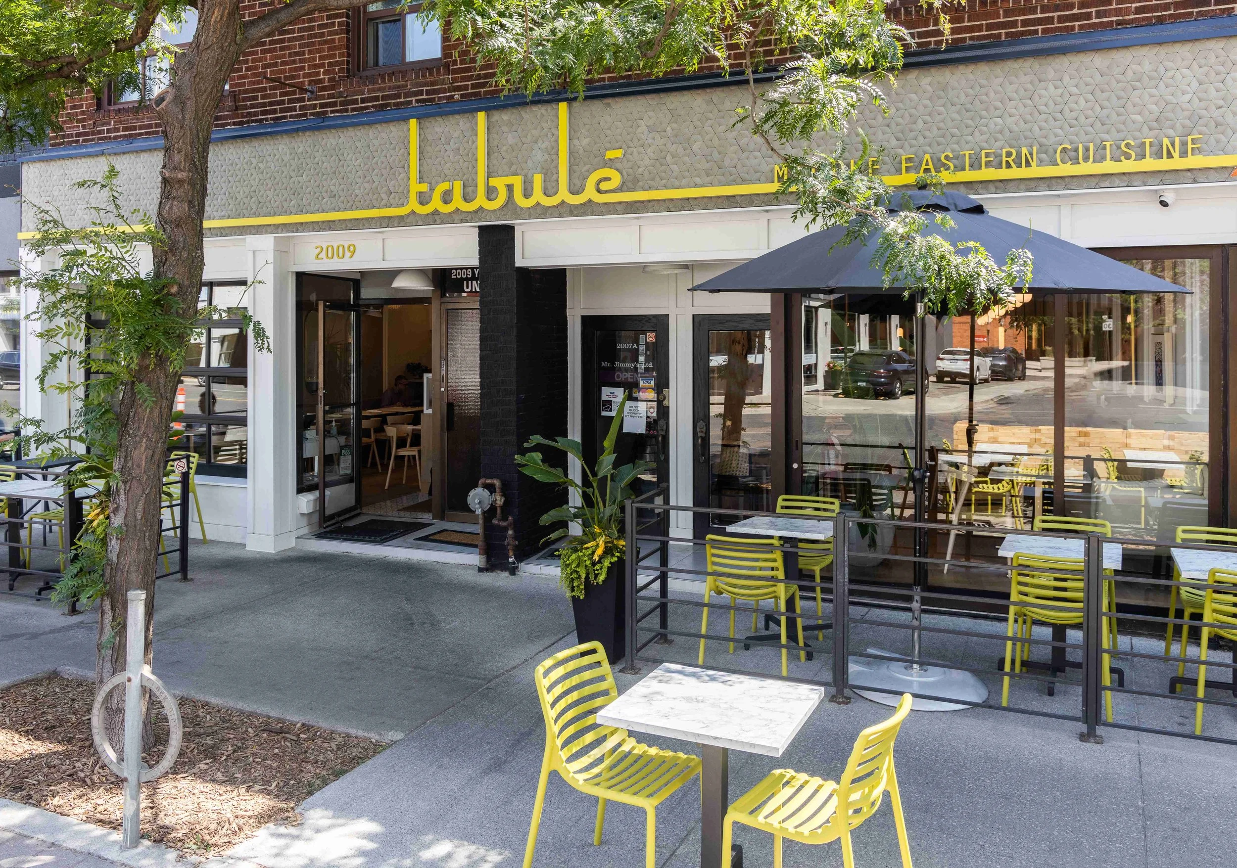 Tabule Middle Eastern Cuisine | Midtown Toronto — Sansa Interiors