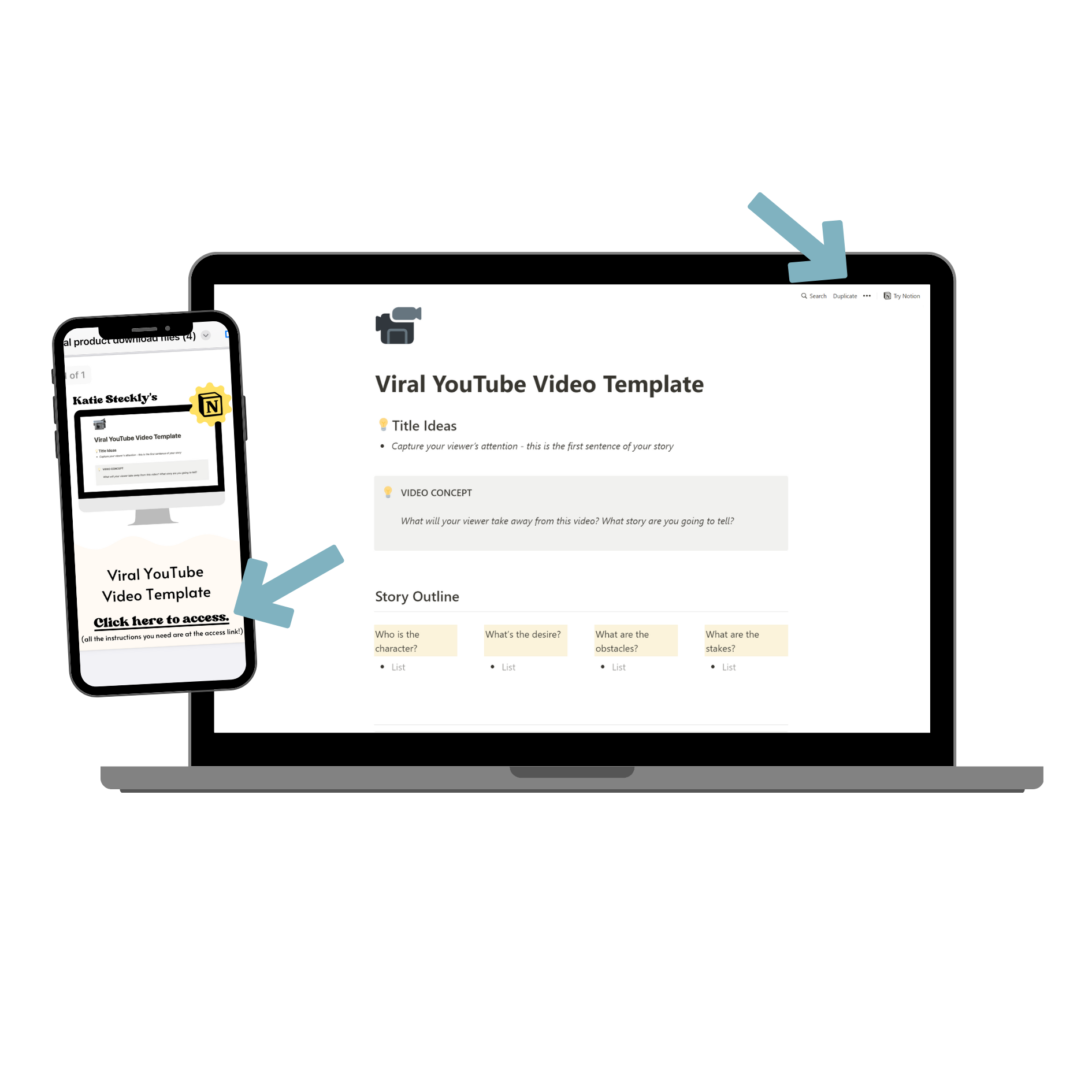 Viral YouTube Script Template — Katie Steckly