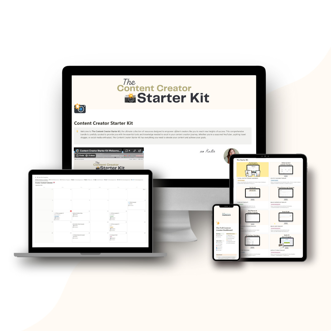 The Content Creator Starter Kit — Katie Steckly