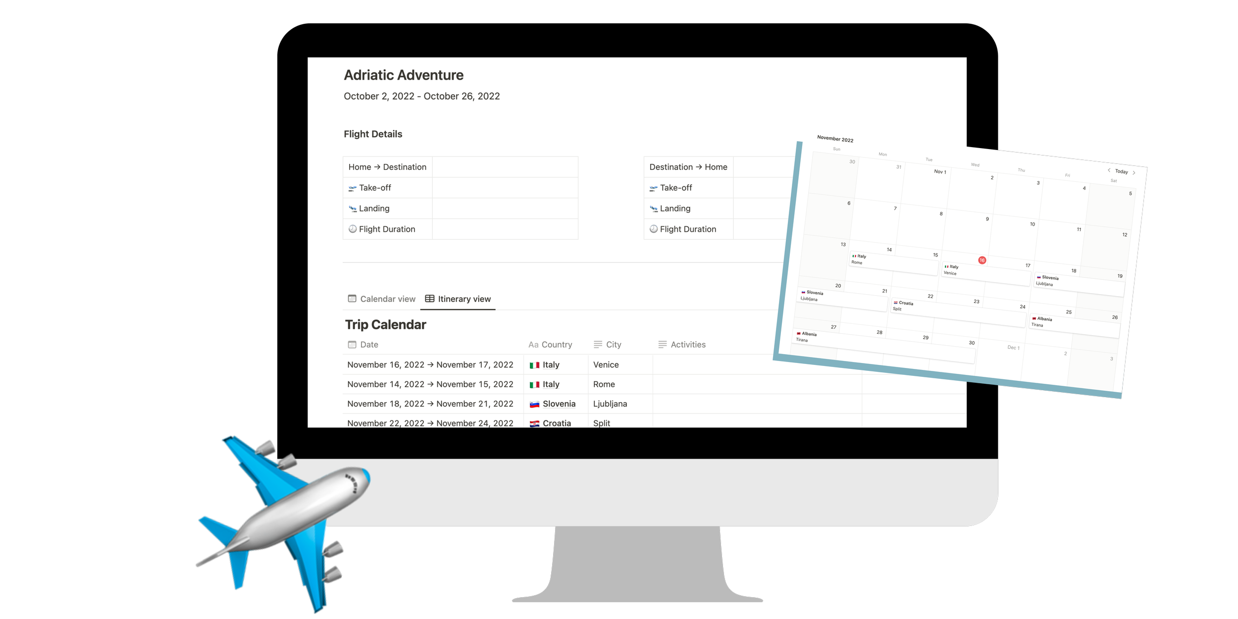 Travel Vlog Planner Template — Katie Steckly