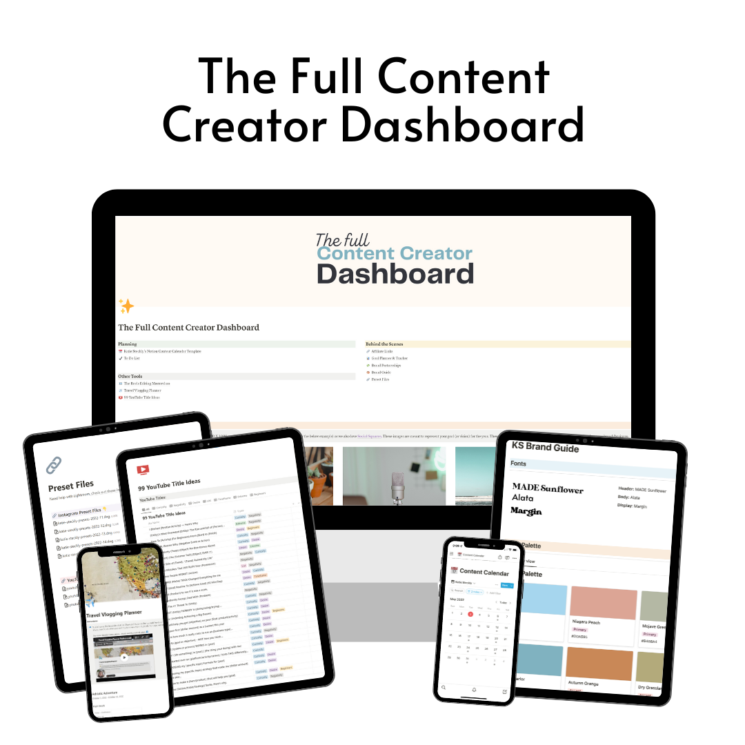 The Content Creator Starter Kit — Katie Steckly