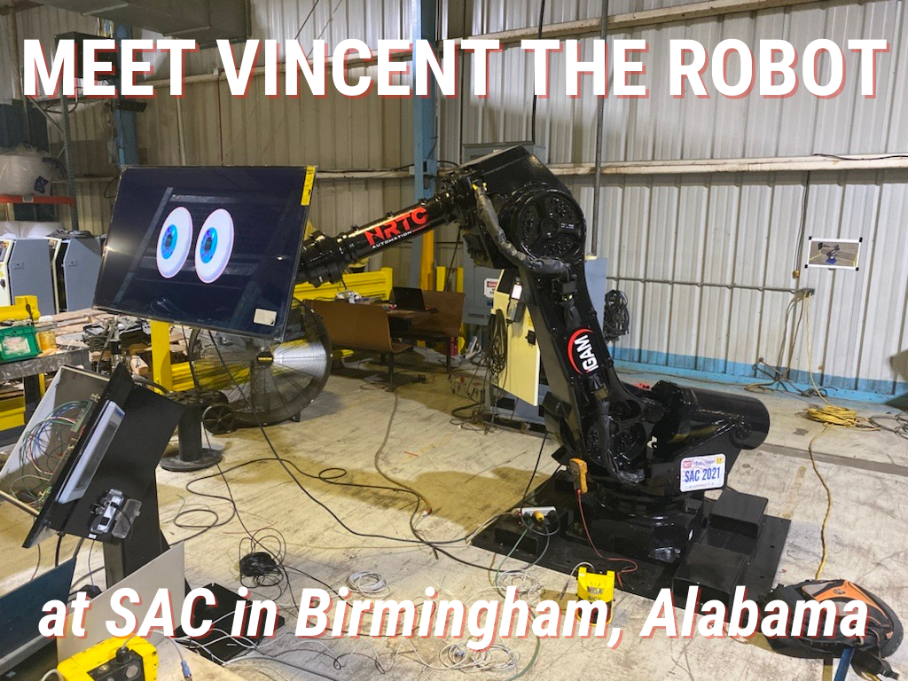 Meet Vincent the Robot at Southern Automotive Conference — NRTC Automation