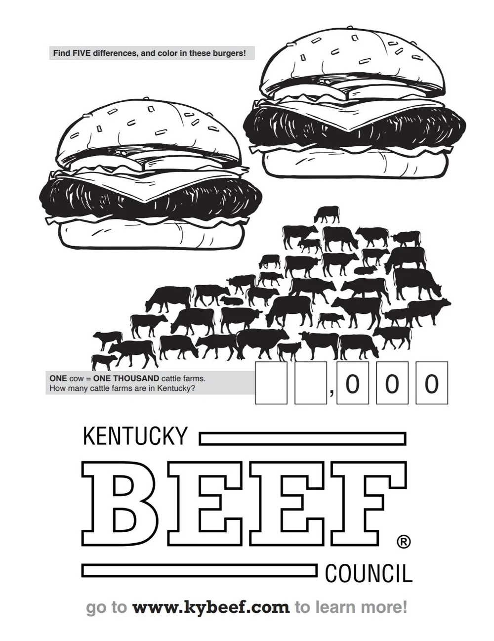 Kentucky Beef Activity Page — #TeachKyAg