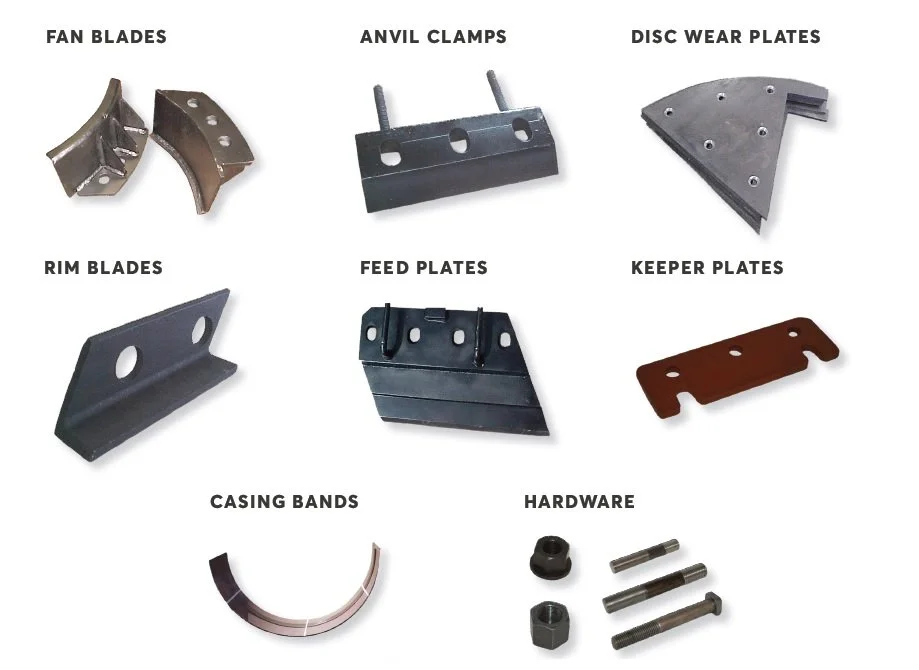 Chipper Parts — Webco Mill Supply