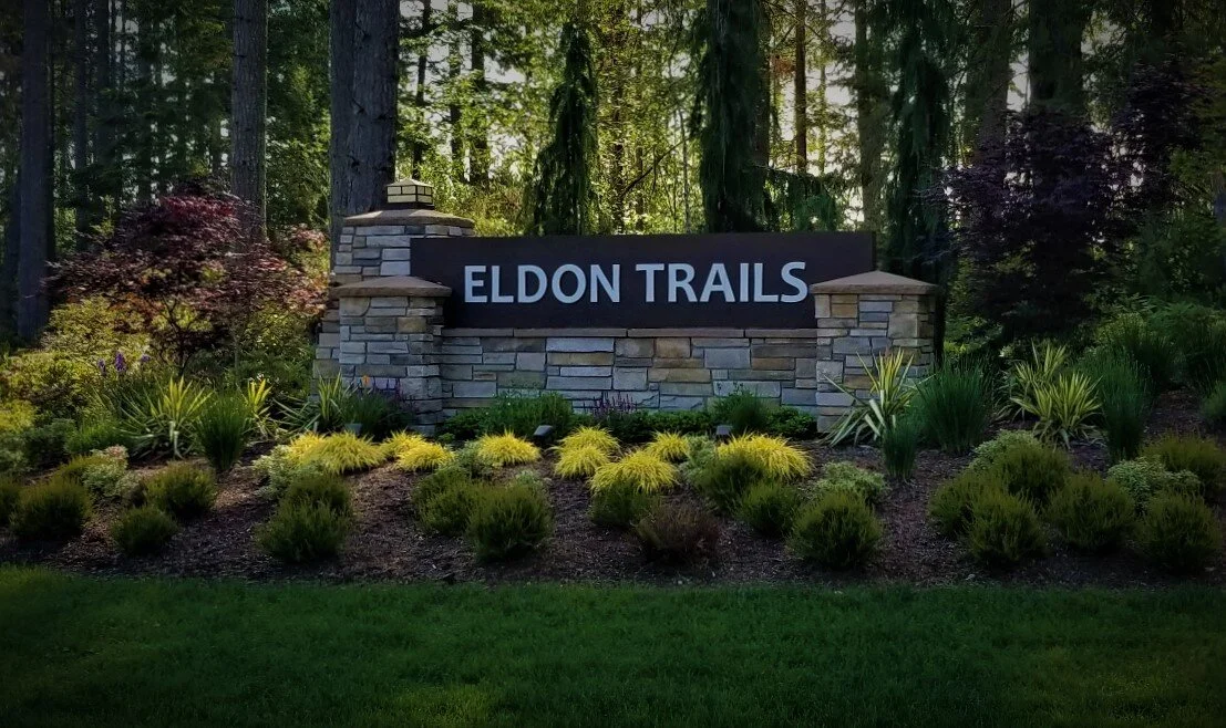 Monument Sign Concrete Rock base EMC LED electronic message center ID ...