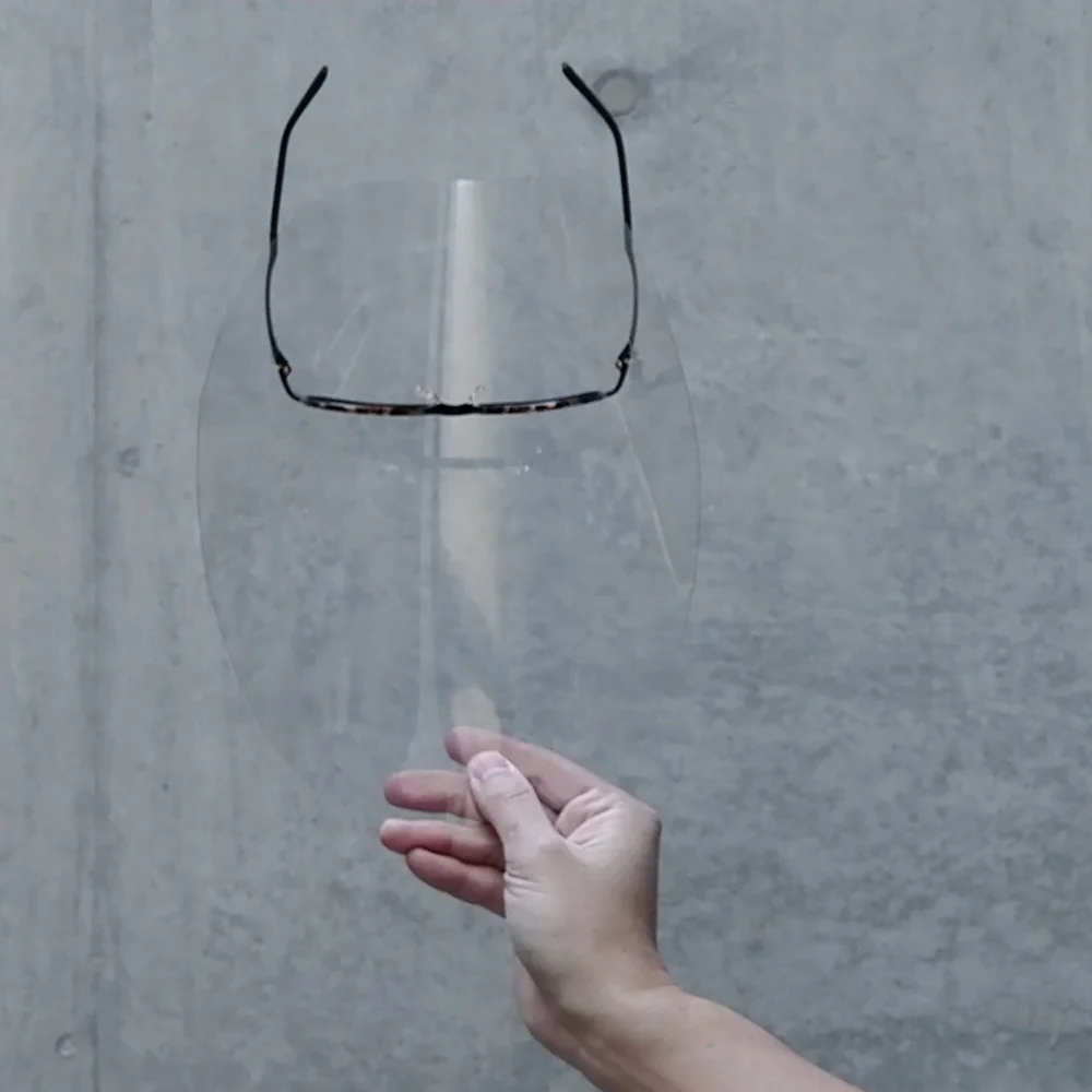Easy-to-make FACE SHIELD by Tokujin Yoshioka — IDREIT® | interior ...