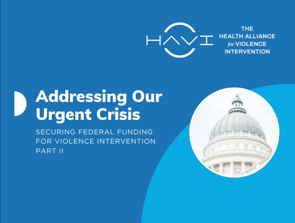The HAVI — Public Funding For Violence Intervention | Health Alliance ...