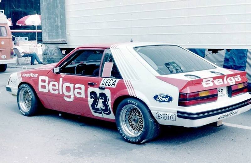 1982 Ford Mustang group A CC Racing — Historic Racing Services