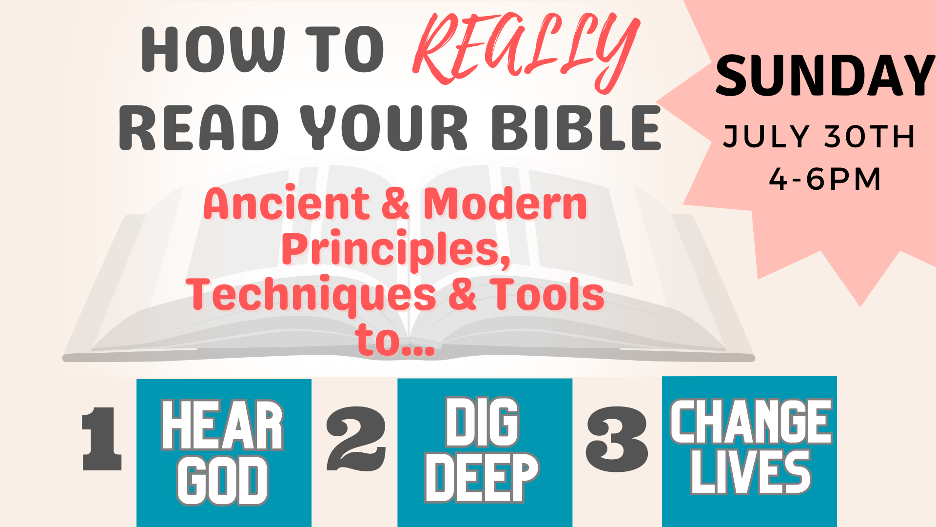 How to REALLY Read Your Bible — BridgePoint Church