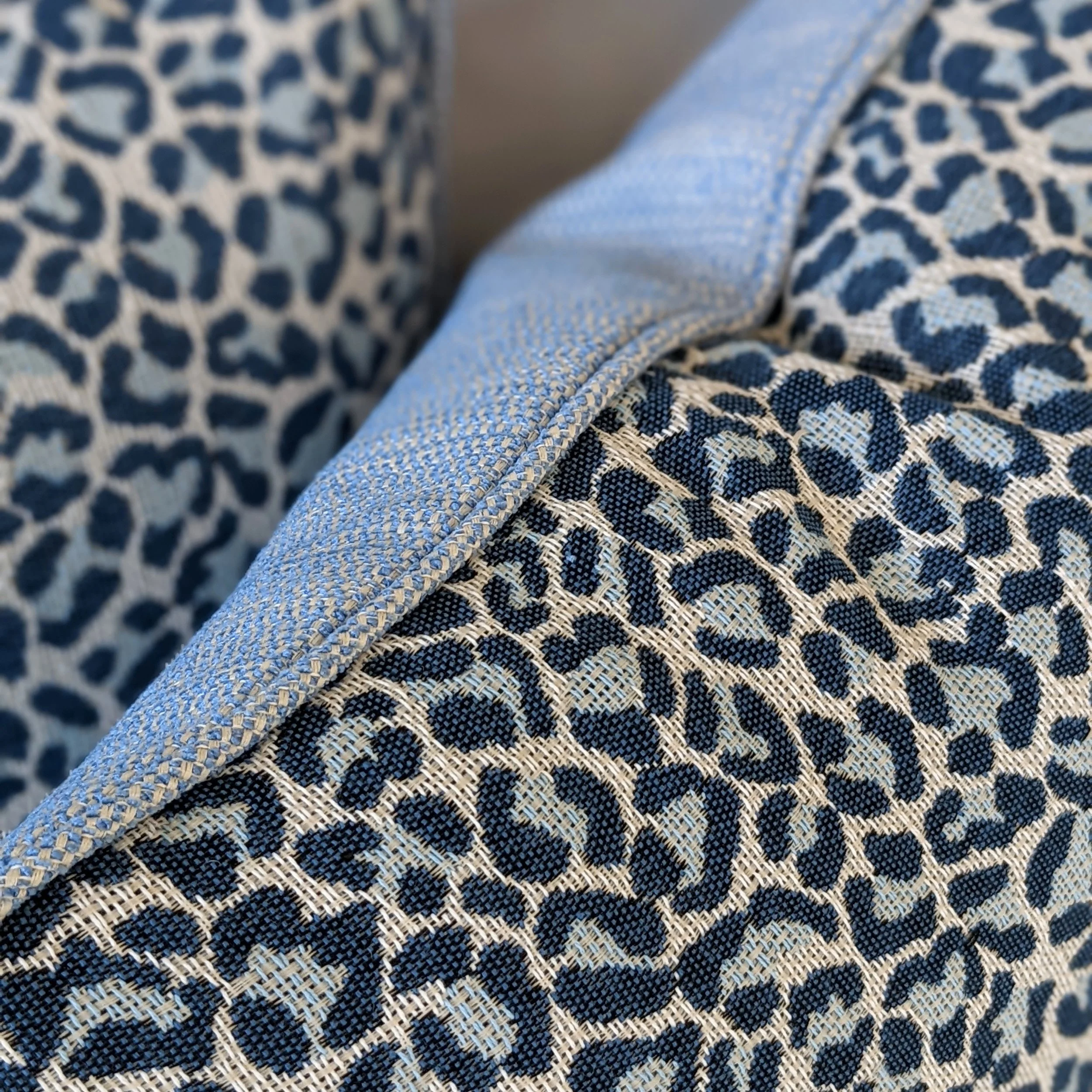 Set of Bold Navy Striped Pillows — Styled with Navy