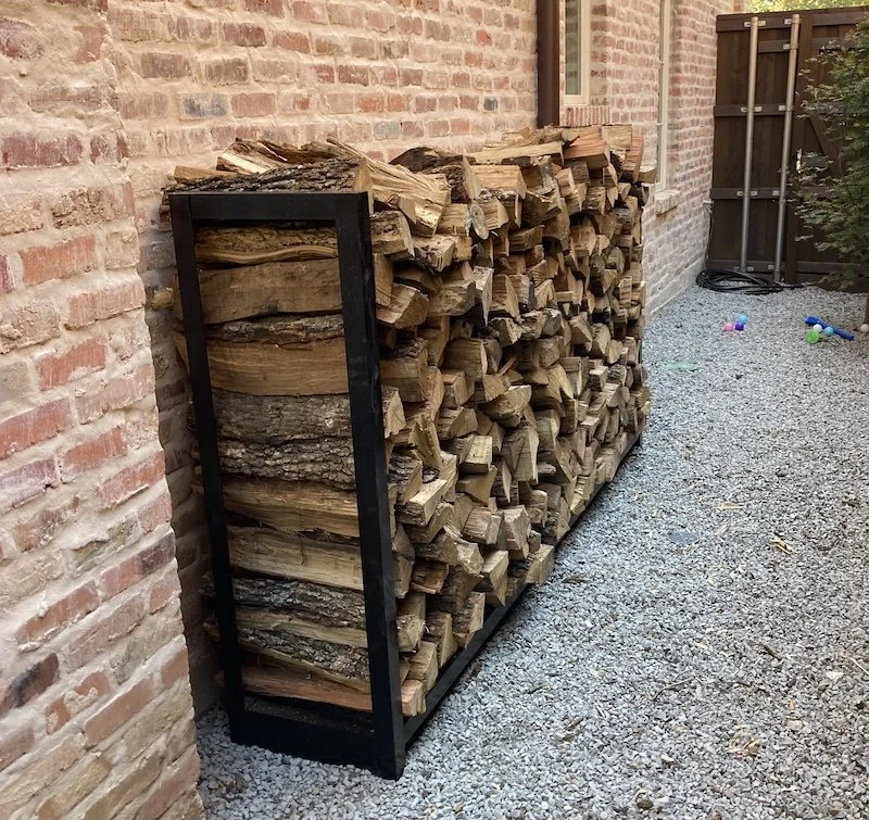 Welded Steel Wood Racks-no covers available — Bill's Metroplex Firewood