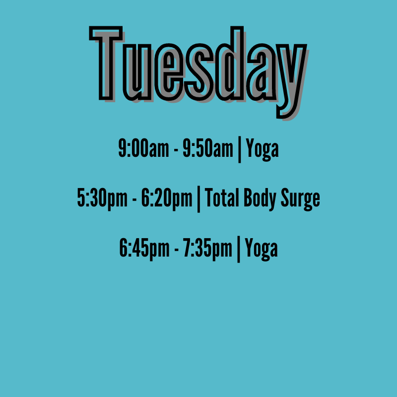 Classes — Surge Fitness Center