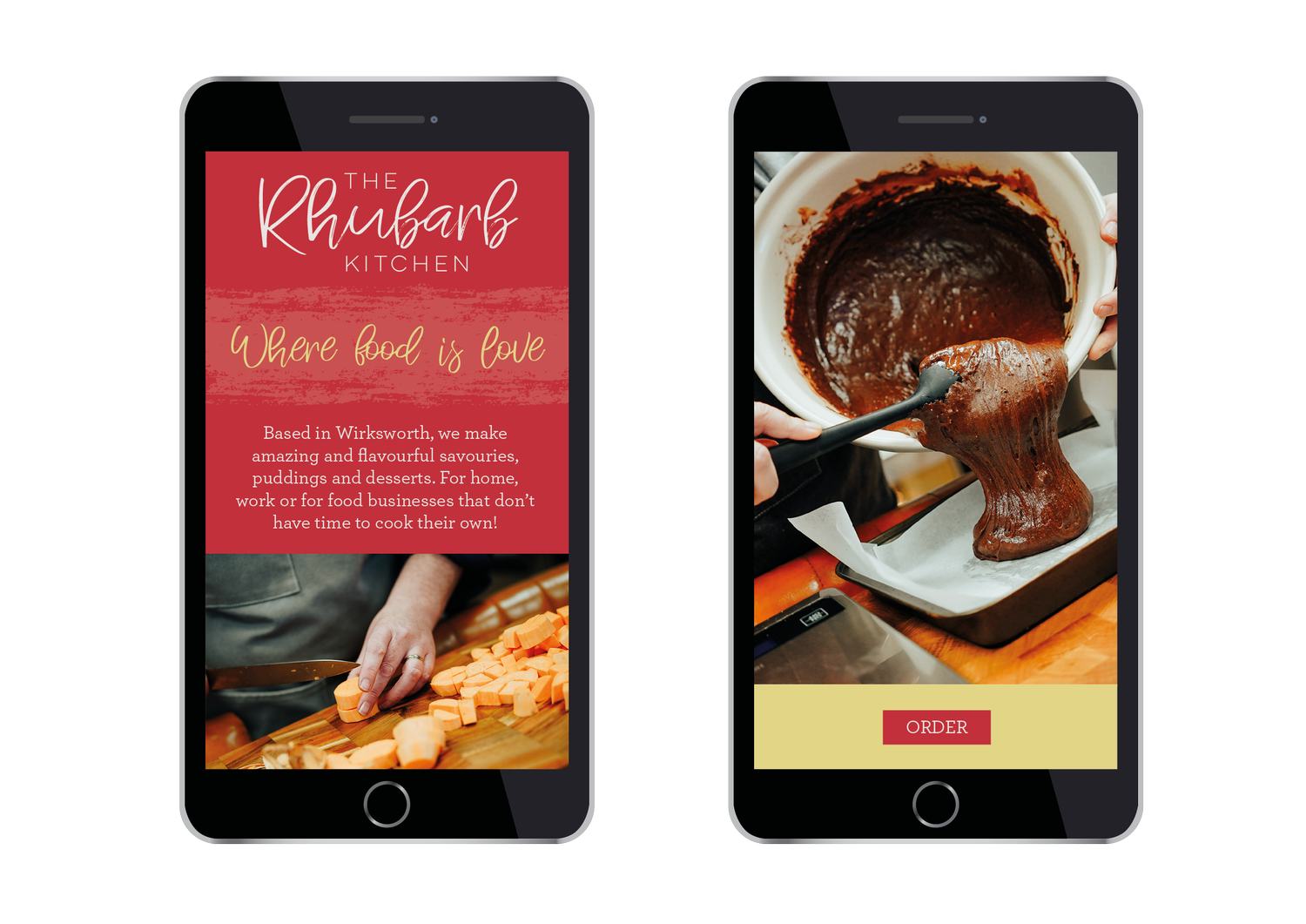 The Rhubarb Kitchen — Paper and Pixel Design