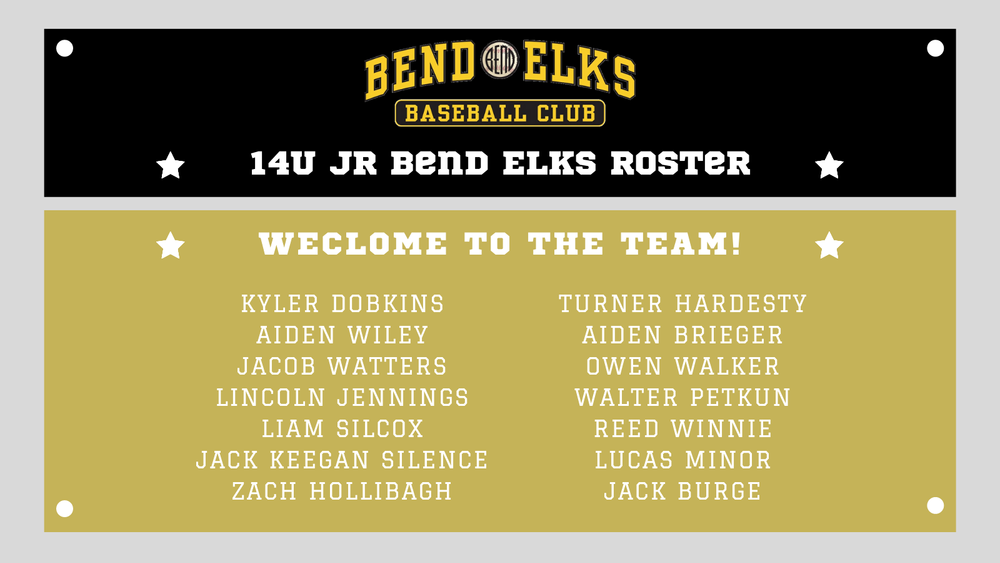 Congratulations to 2022 Jr Bend Elks Team — Bend Elks Baseball Club