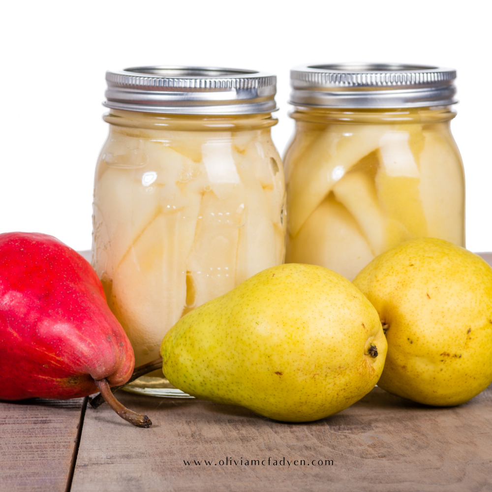 Fermented Pears Recipe — Olivia McFadyen