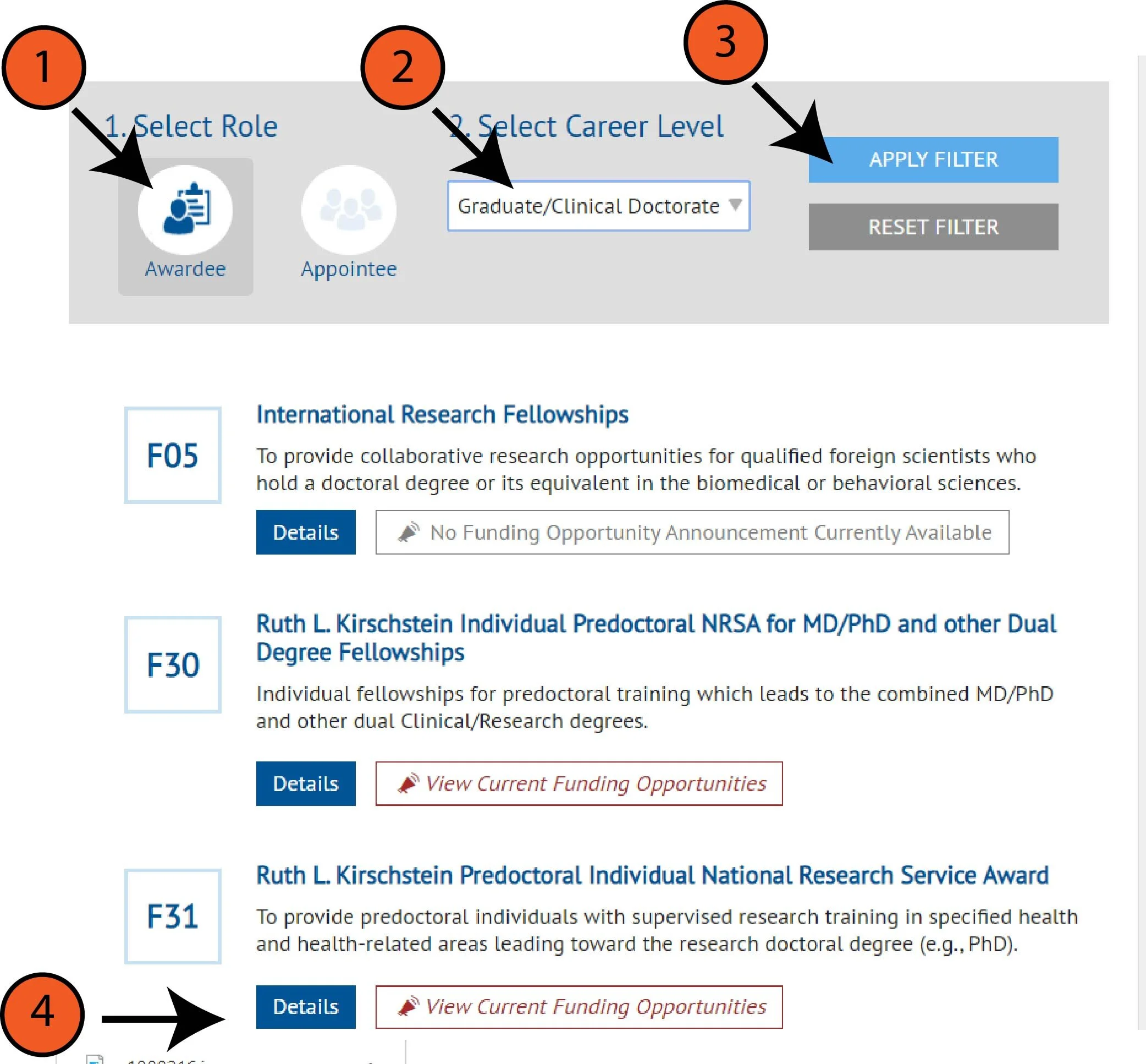 NIH Grants: 02 -- Choosing a fellowship or grant that is right for you ...