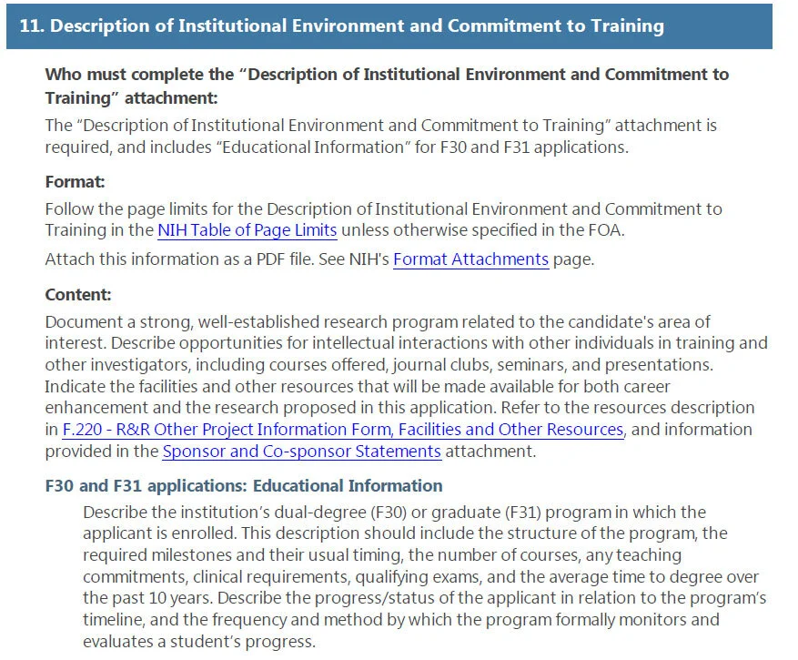 Week 3: Description of institutional support, equipment, and facilities ...
