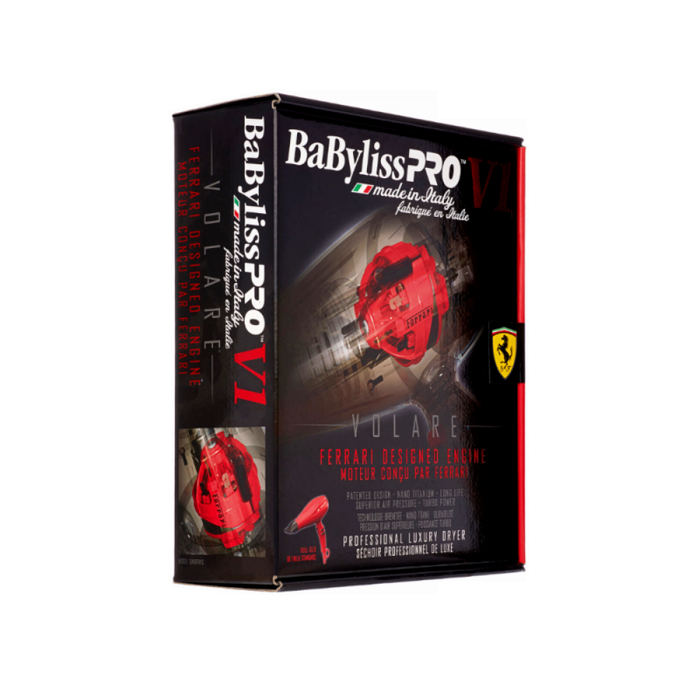 VOLARE X2 CLIPPER RED FERRARI BABYLISS PRO