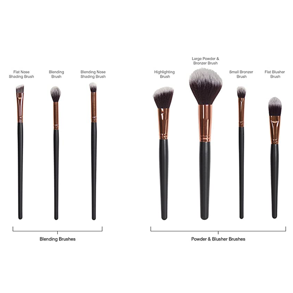 SET 24 PINCÉIS MAKE-UP PROFISSIONAL
