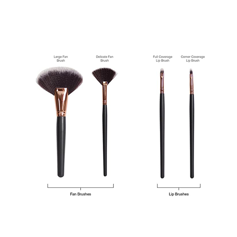 SET 24 PINCÉIS MAKE-UP PROFISSIONAL