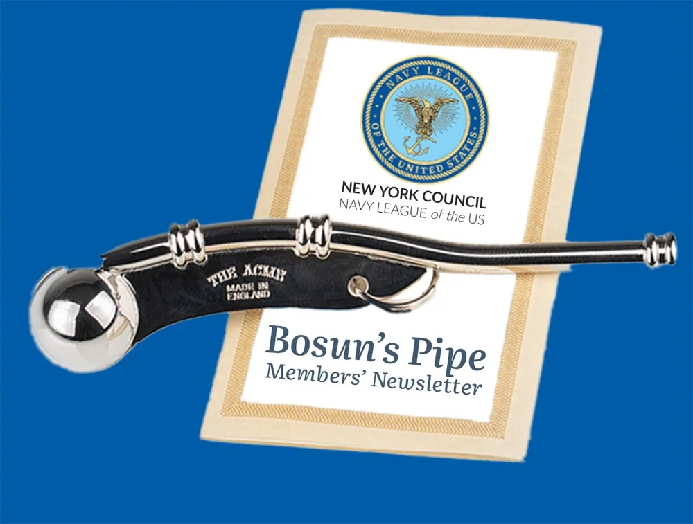 Bosun's Pipe Monthly Newsletter — New York Council Navy League