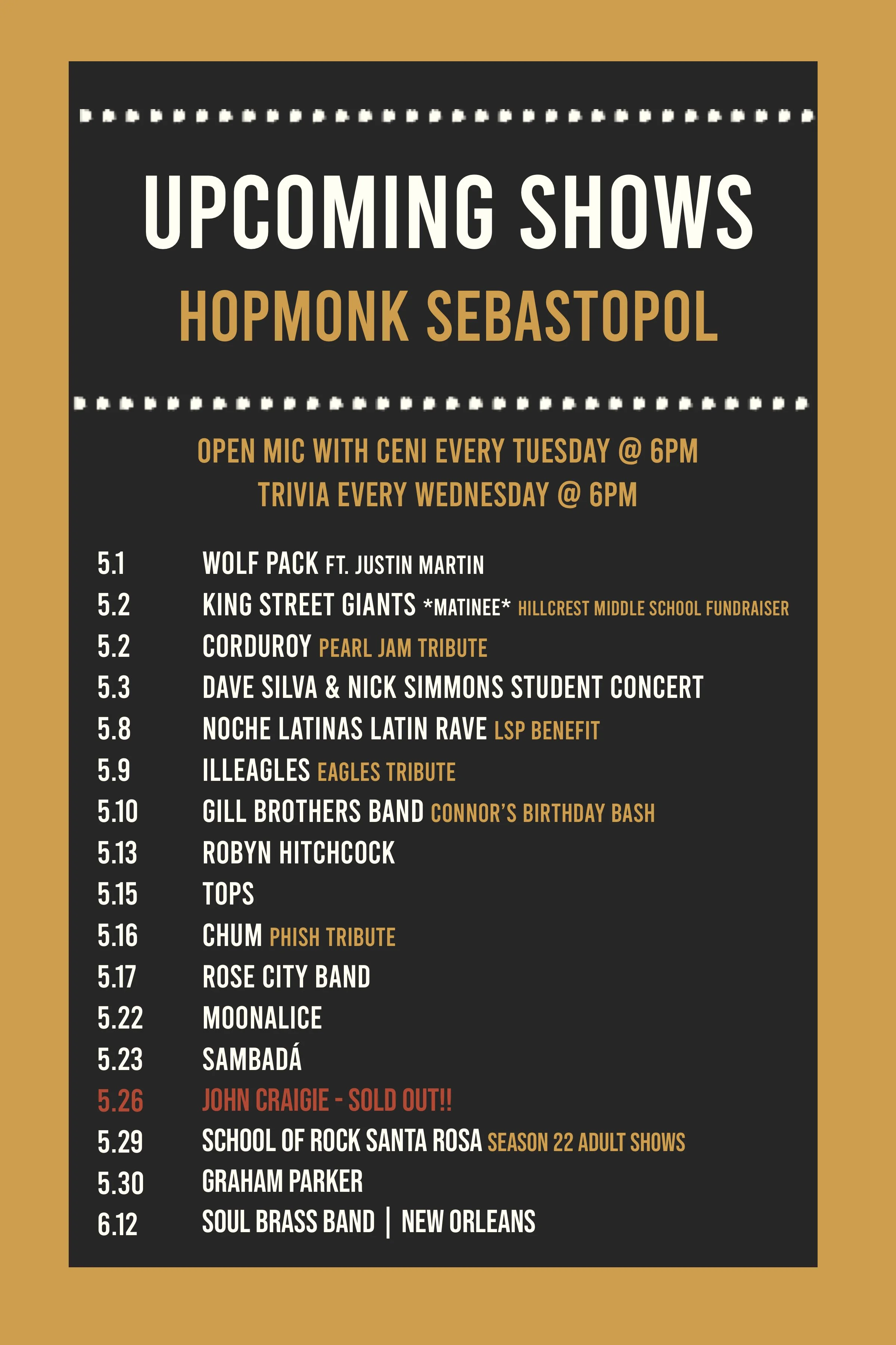 Live Music — HopMonk Taverns