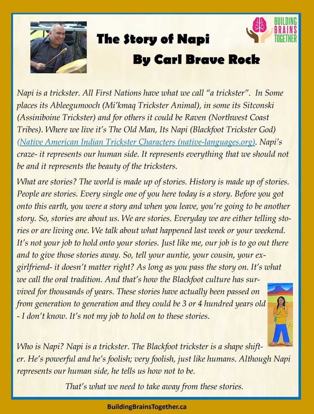 Napi and the Dogs — Building Brains Together