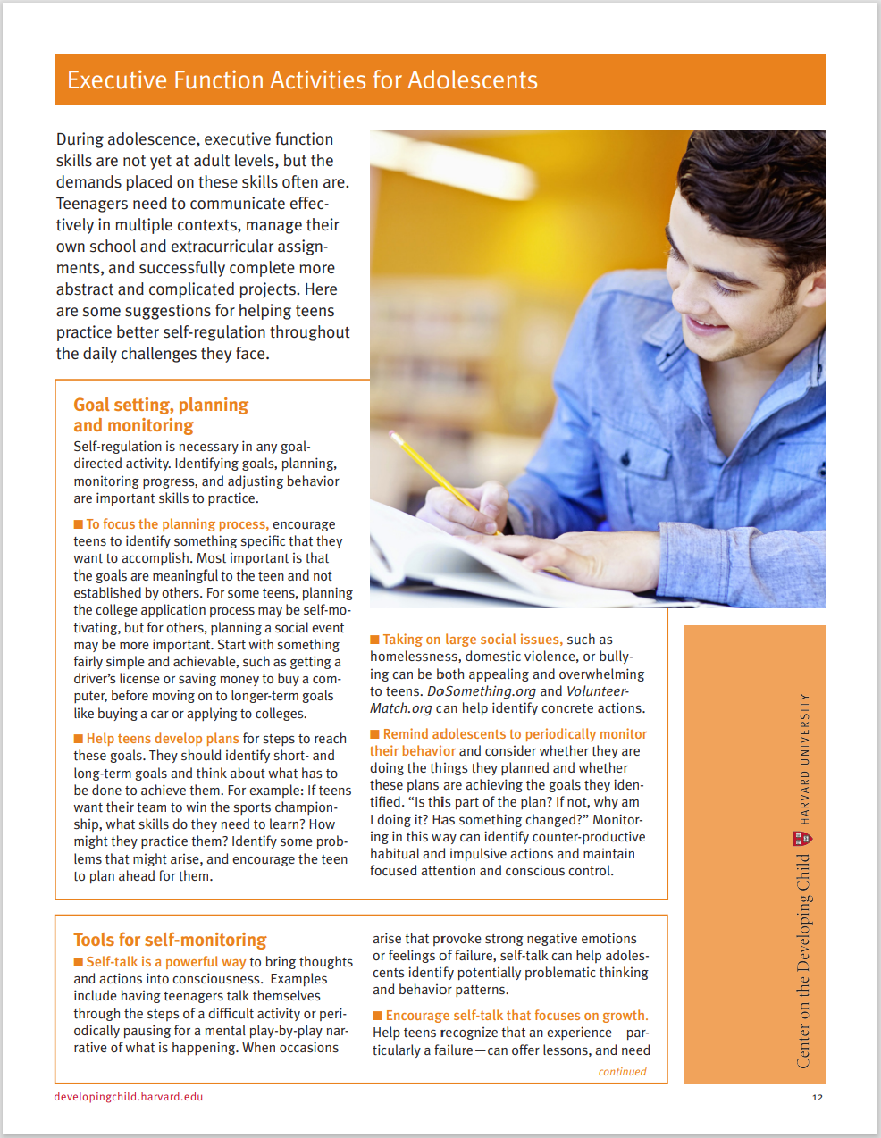Adolescent Resources — Building Brains Together
