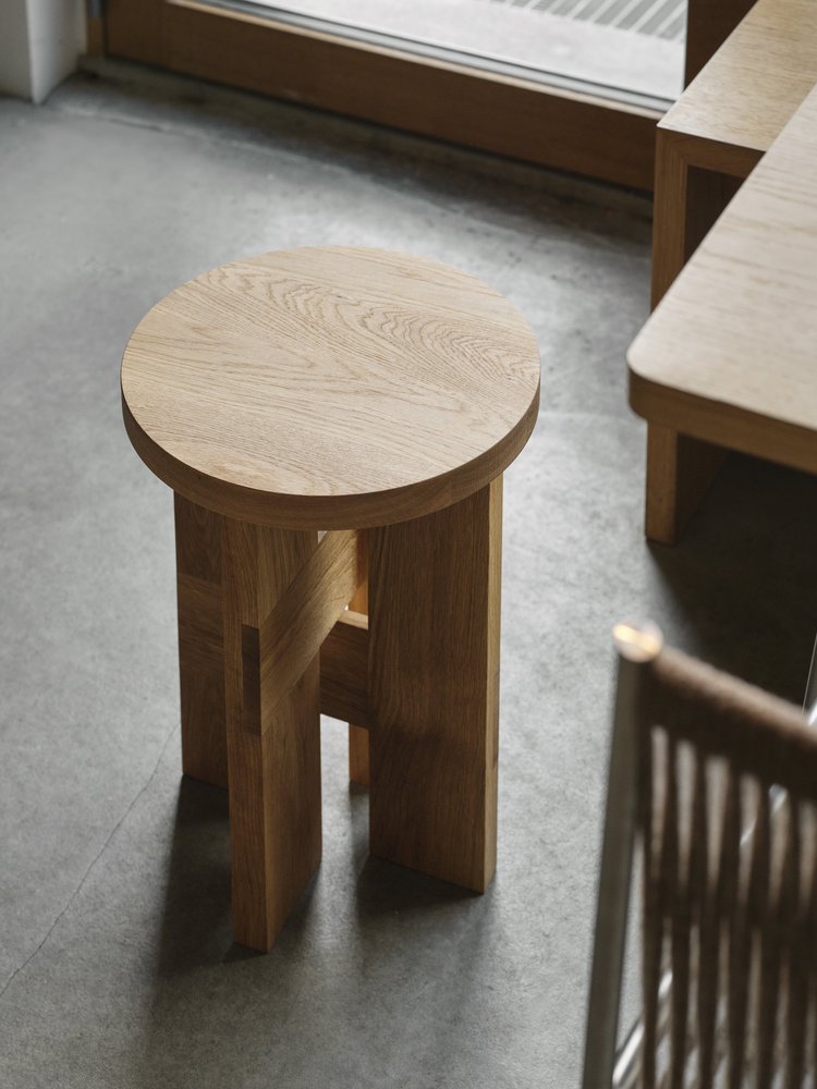 Mio Stool and Side Table, Nordic Solid Oak — Thorup Copenhagen