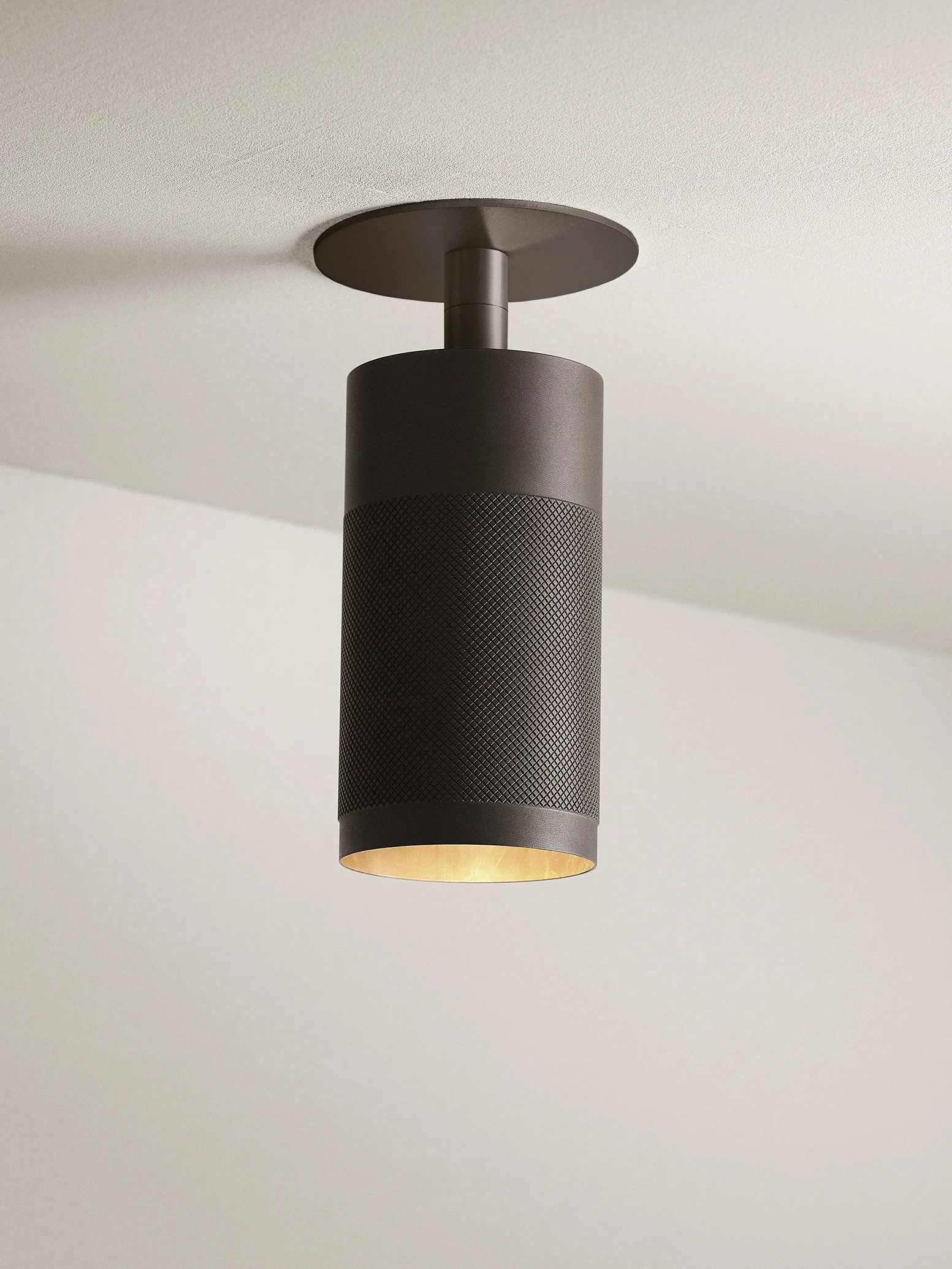 New In: Patrone Recessed Ceiling Spot Light w. Coverplate 02, Browned ...