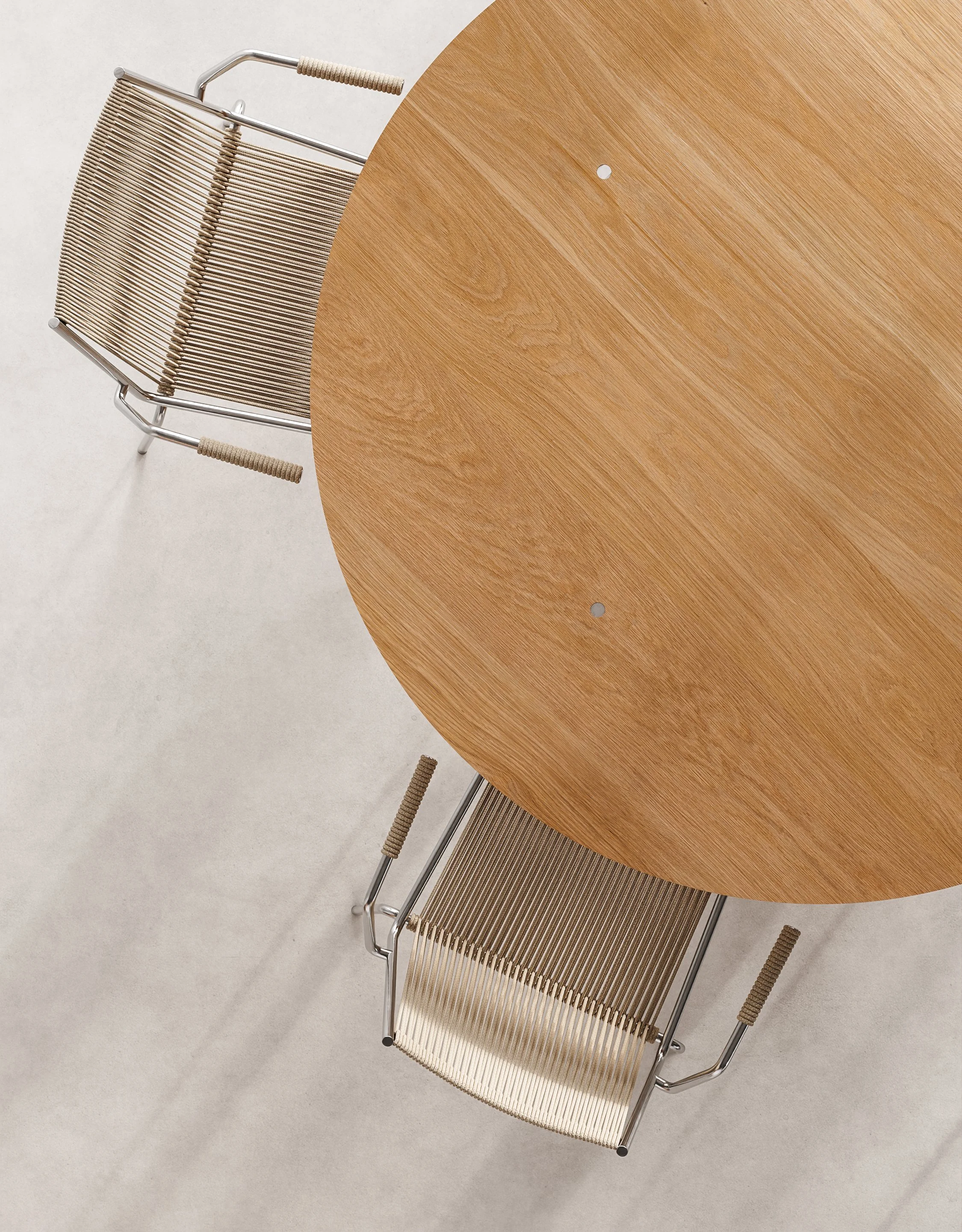 Mio round dining table, Solid Oak, 140 — Thorup Copenhagen
