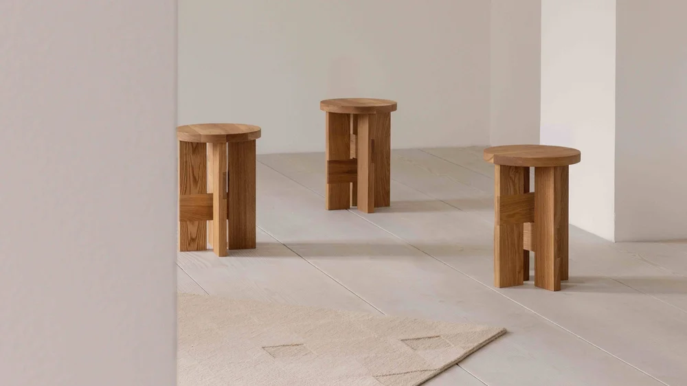 Mio Stool and Side Table, Nordic Solid Oak — Thorup Copenhagen