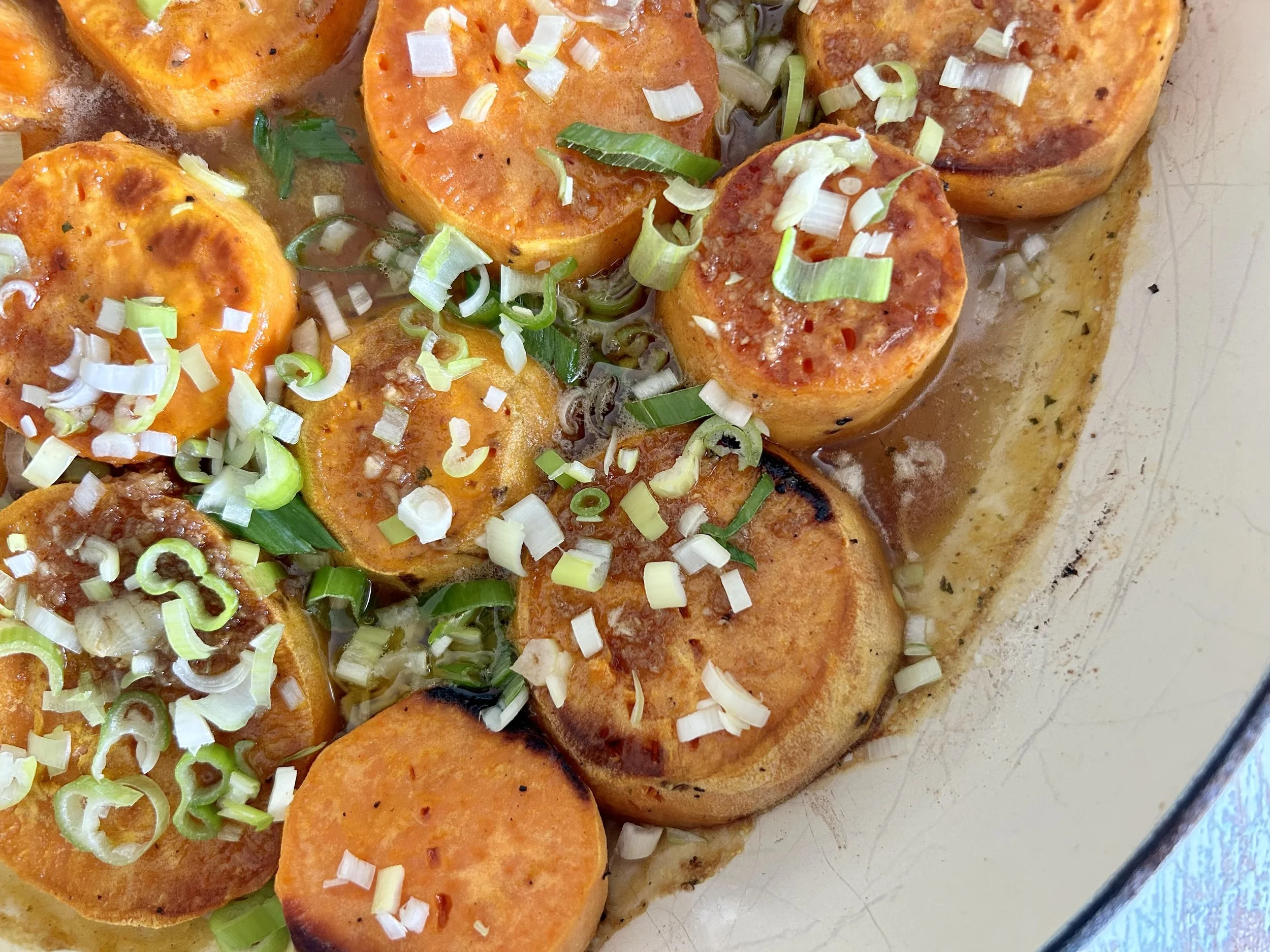 Melting Sweet Potatoes with Garlic Brown Butter | Lee & The Sweet Life